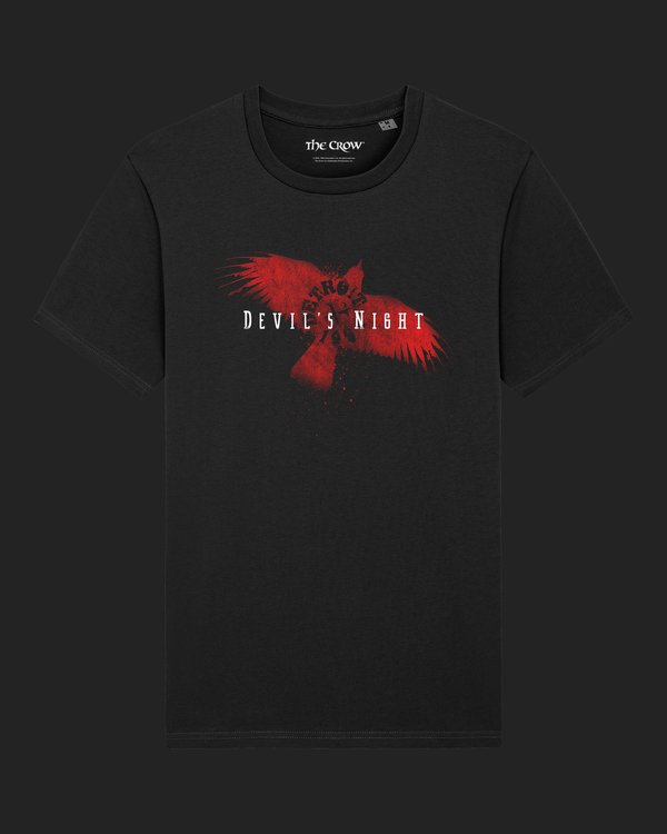 The Crow Devil's Night Black Unisex T-Shirt - The Crow Official Store